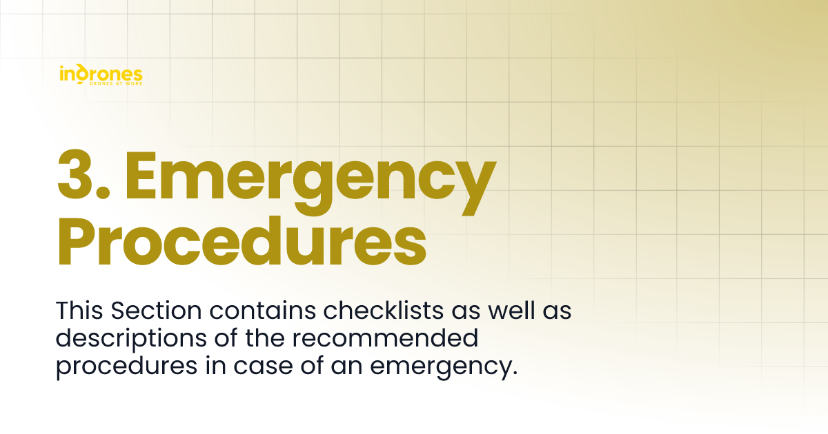 3. Emergency Procedures | Indrones